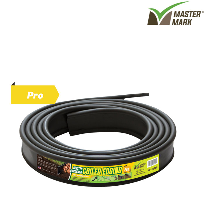 Master Mark Plastics Master Gardener Pro Coiled Edging 4 7/8 in x 40 ft & Reviews | Wayfair